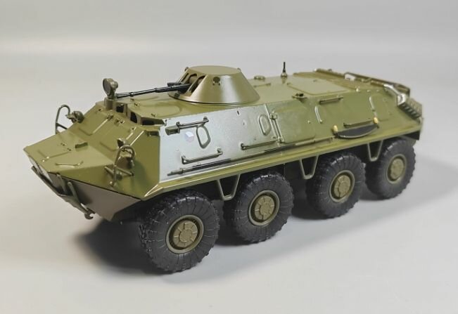 Готовая модель 1:43 БТР-60ПБ, литьевой металл, SSM, чехословацкий бронетранспортер, коллекционная