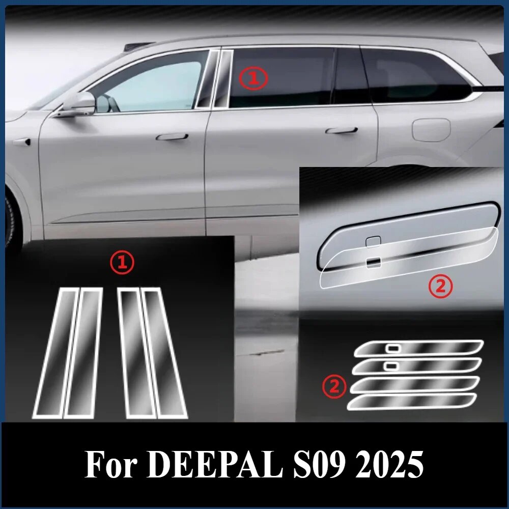 Защитная пленка PPF для DEEPAL S09 2025: прозрачная TPU пленка для интерьера, наклейка на GPS-навигацию, панель приборов, центральную консоль, аксессуары
