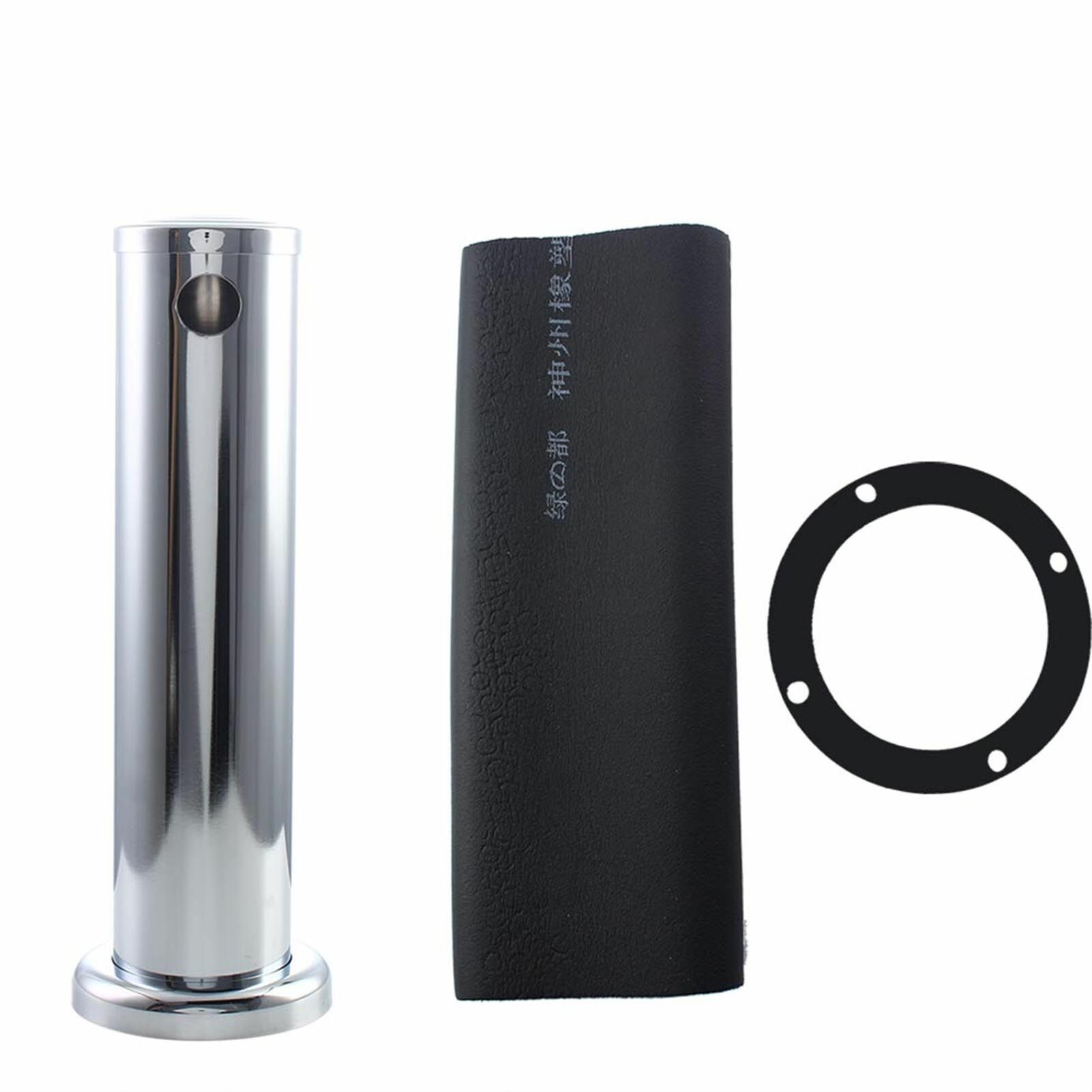 3-дюймовый регулируемый кегератор для разливного пива из нержавеющей стали с одним краном, прочный и простой в установке