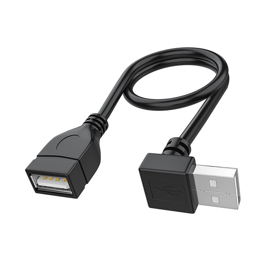 Удлинитель usb2.0 под углом 90 градусов 10 см-верхний изгиб