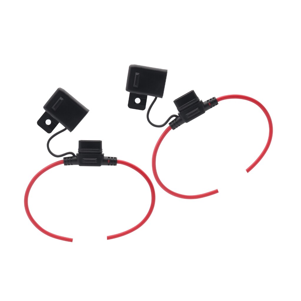 2 части (провод 12 #), одна входная и одна выходная, держатель предохранителя