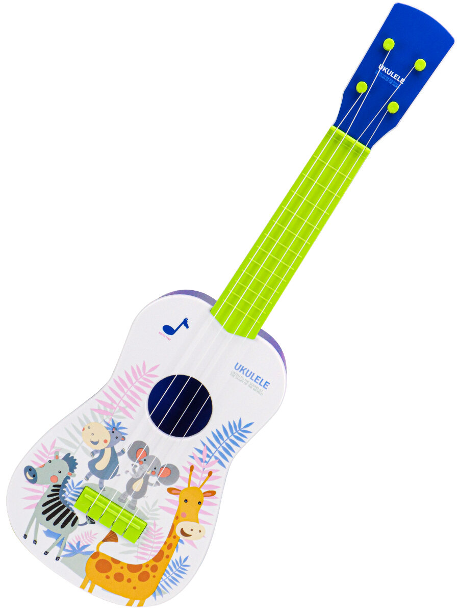 Гитара - музыкальный инструмент для детей "Веселый оркестр" 59,4см (в пакете) (Арт. И-4127)