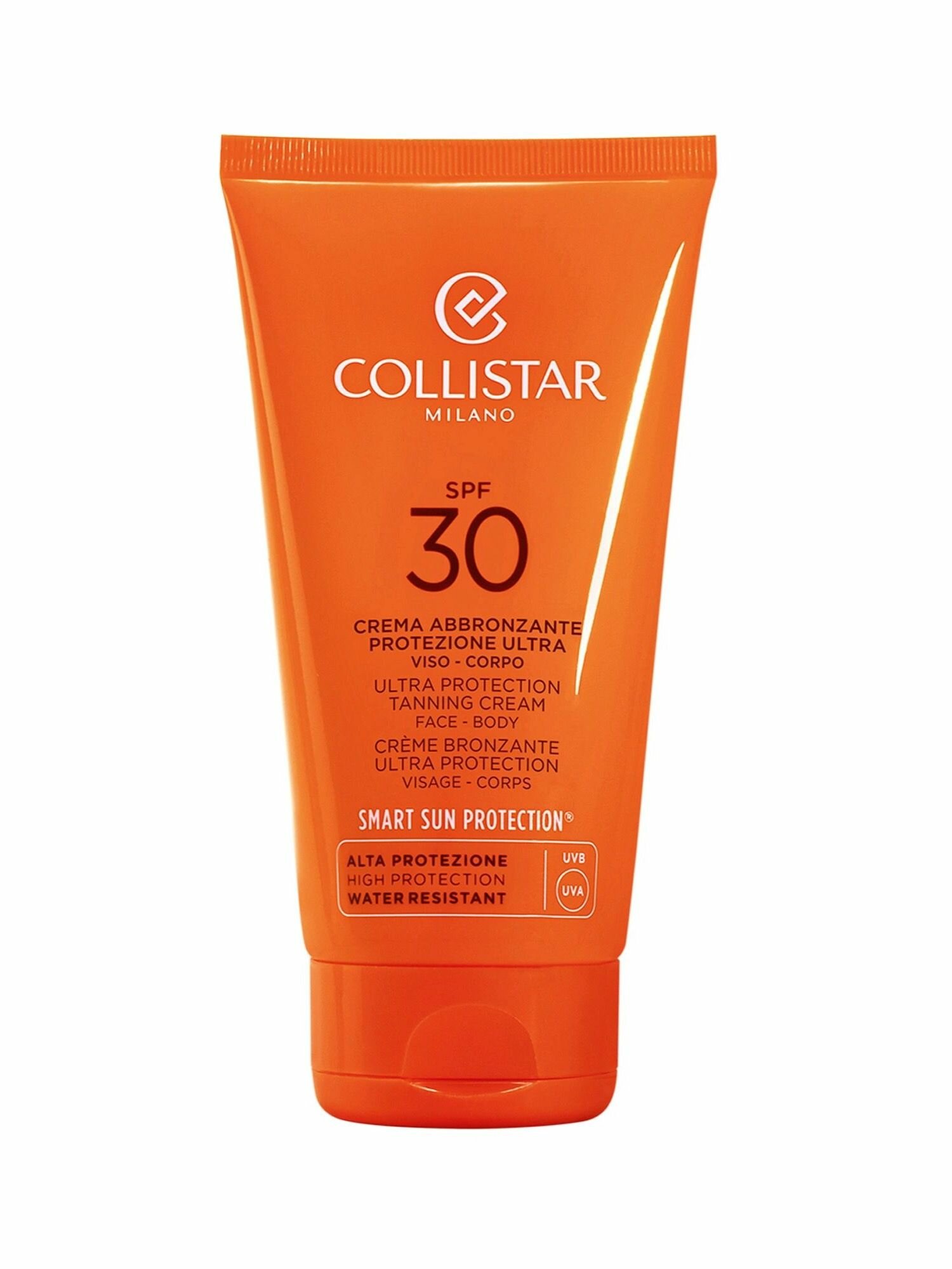 Интенсивный солнцезащитный крем для загара для лица и тела Collistar - Ultra Protection Tanning Cream Spf30 150 мл