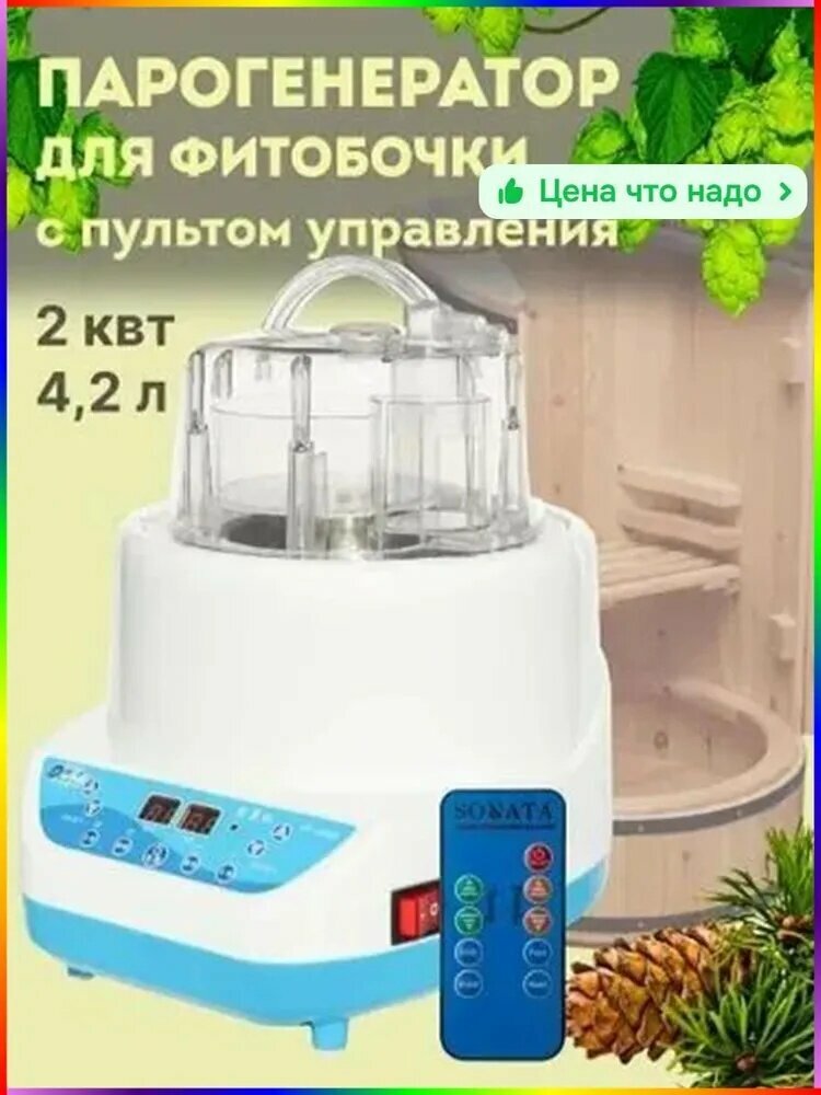 Парогенератор для сауны и фитобочек-3, 8л, 4л-3, 8л