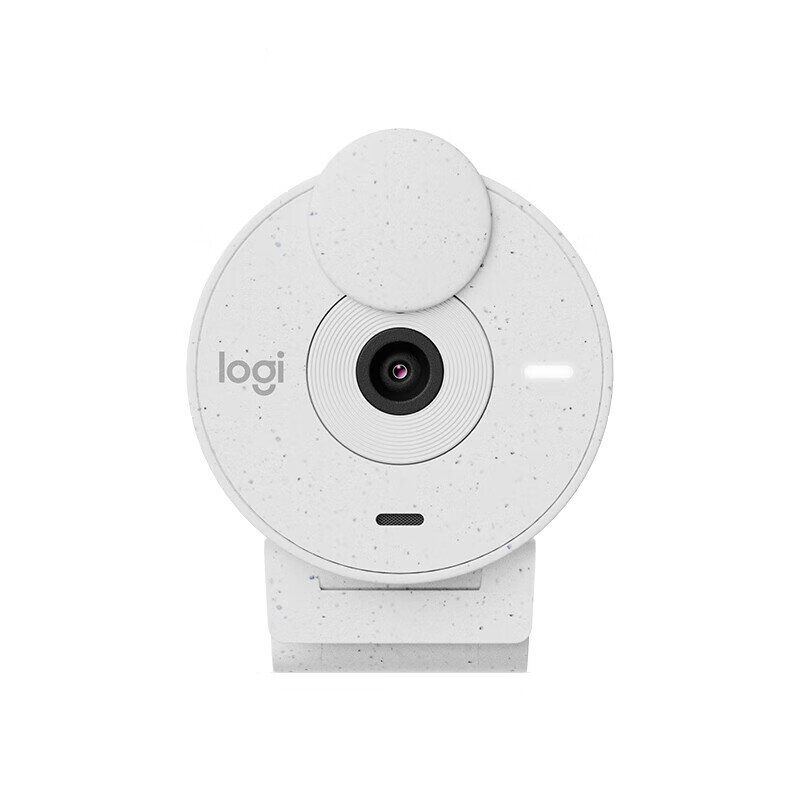 Веб-камера Logitech, pearl white, высокая четкость изображения, USB подключение