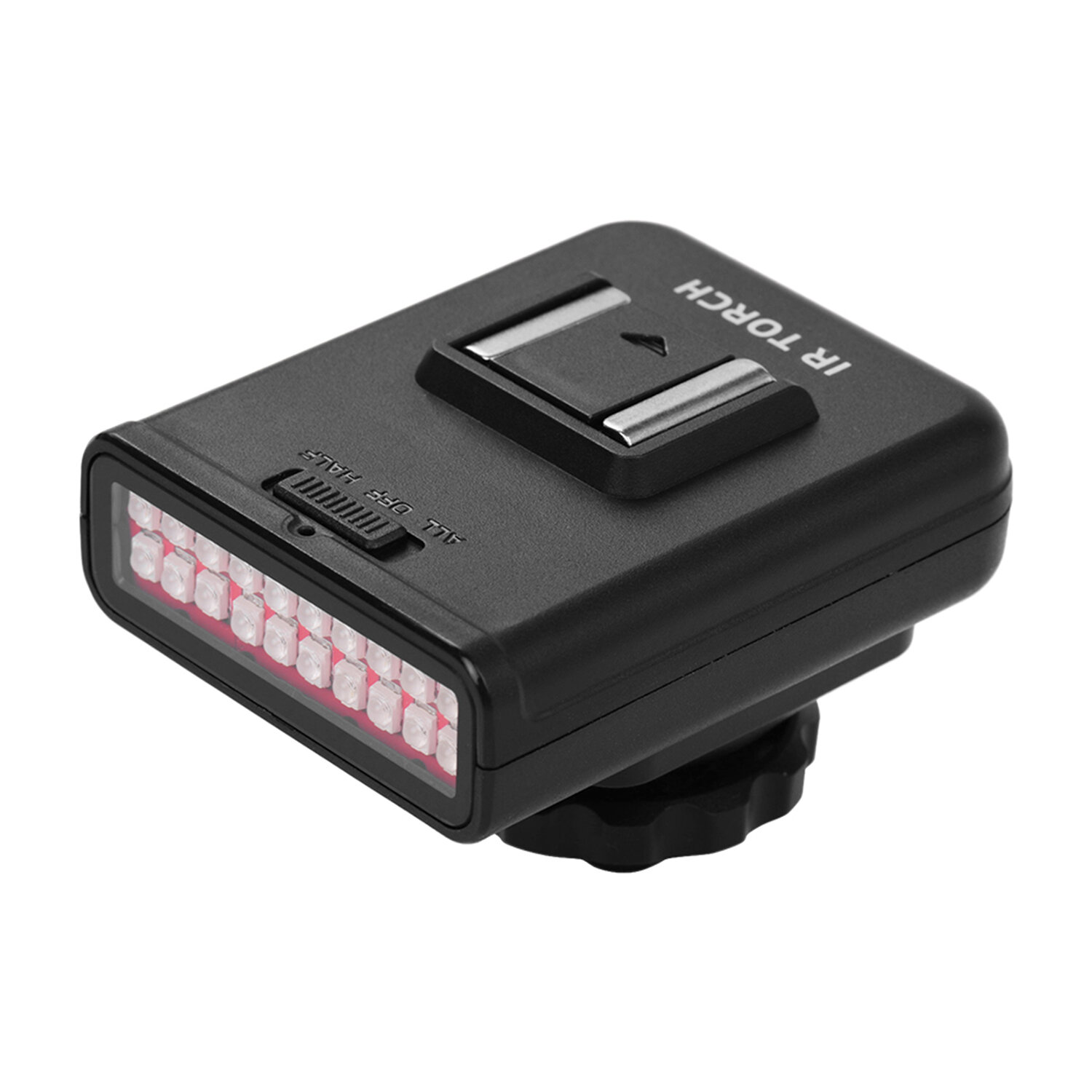 ORDRO LN-3 Светодиодная инфракрасная студийная лампа USB заряжаемая инфракрасная ночная обзорная подсветка для фотографии с камерой DSLR, черный цвет, 20 светодиодов, длина волны 850nm, встроенный аккумулятор 2100mAh, время работы 2.5 часа, размер
