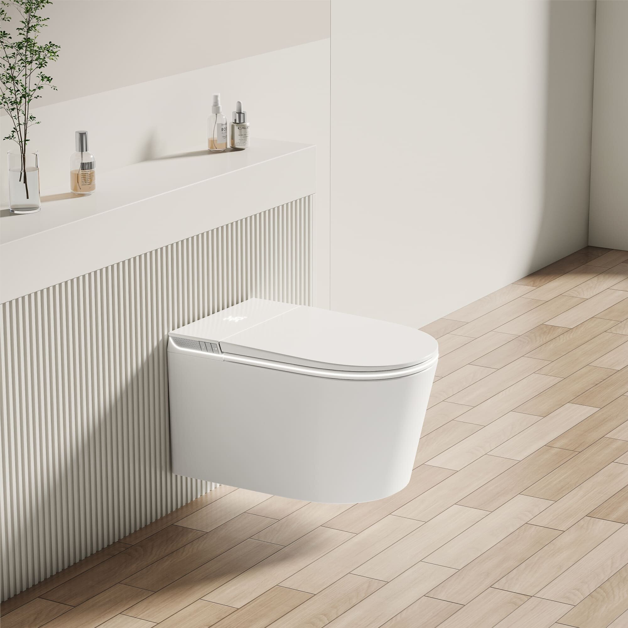 Умный унитаз подвесной с инсталляцией RGW SW-71 белый