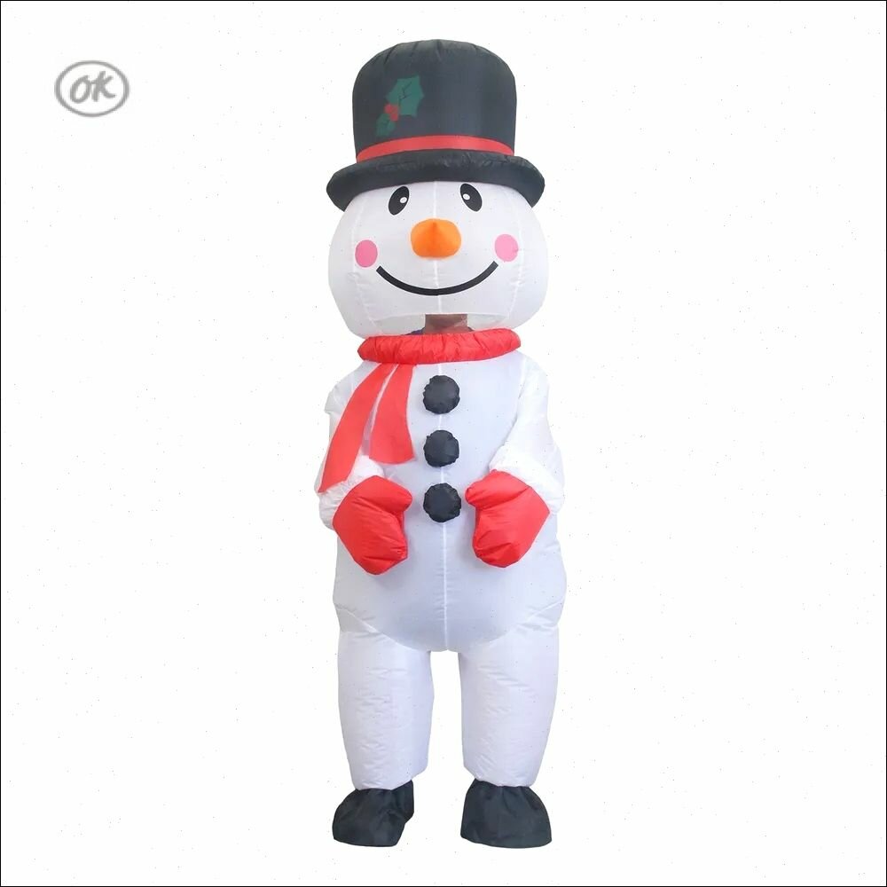 Рождественский костюм снеговика