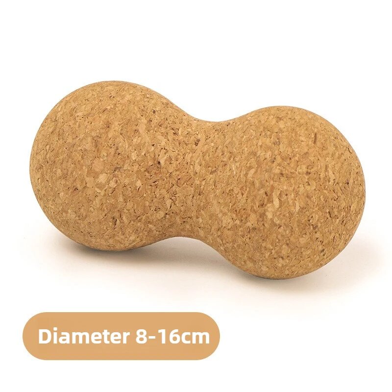 Пробковый массажный мяч Dawndesslo для пилатеса и йоги 8cm