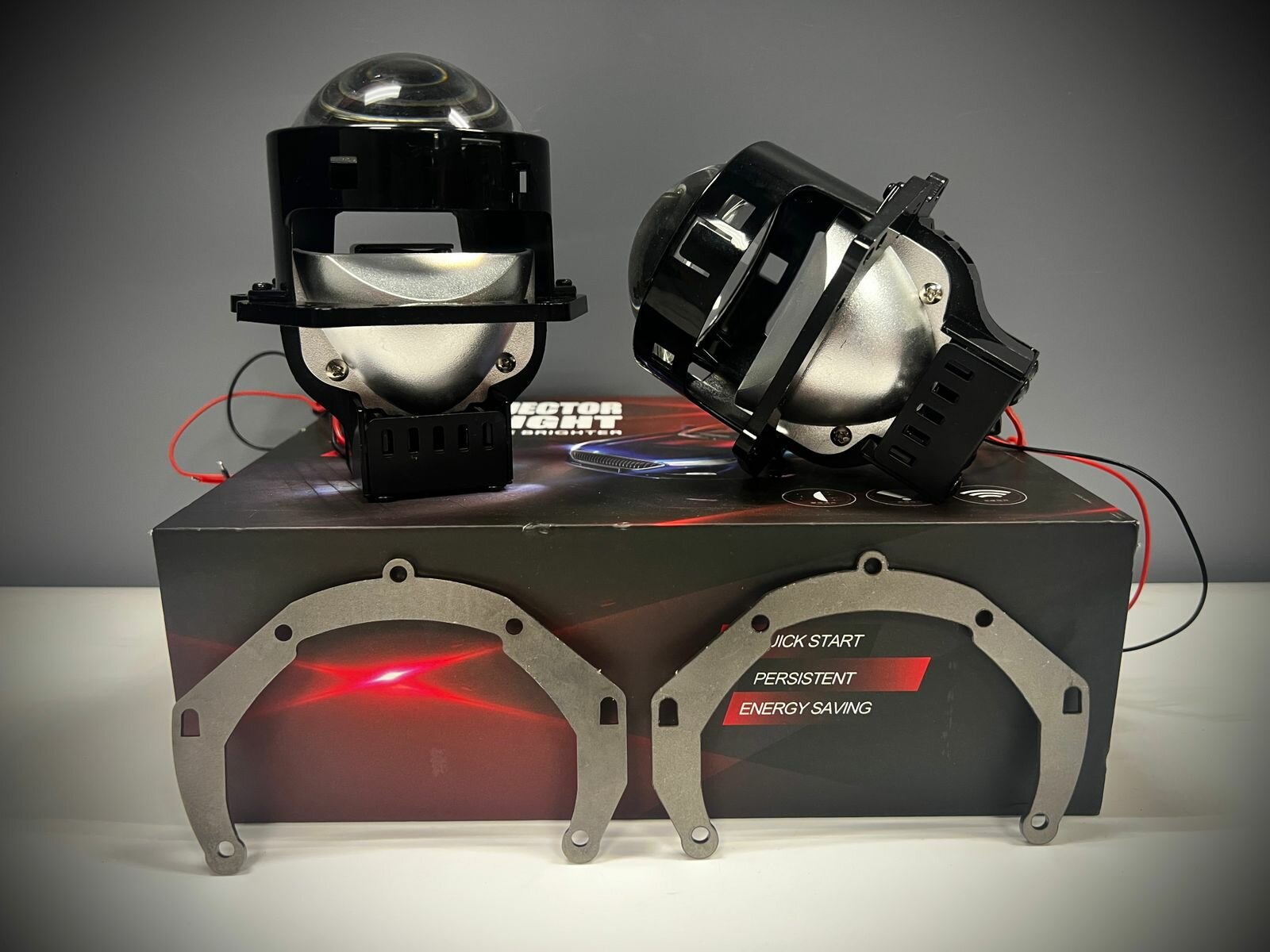 Би лед линзы для Kia Sorento 3 Prime 2014-2017 / Светодиодные линзы на - Bi Led на Кия Соренто 3