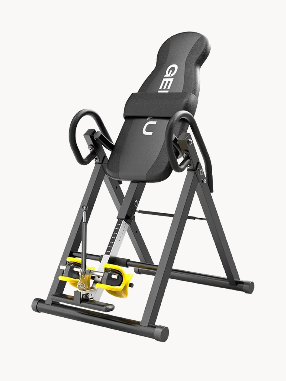 Инверсионный стол Genau FitSpine EA-350 с петлей Глиссона для шеи и корректором осанки, черный