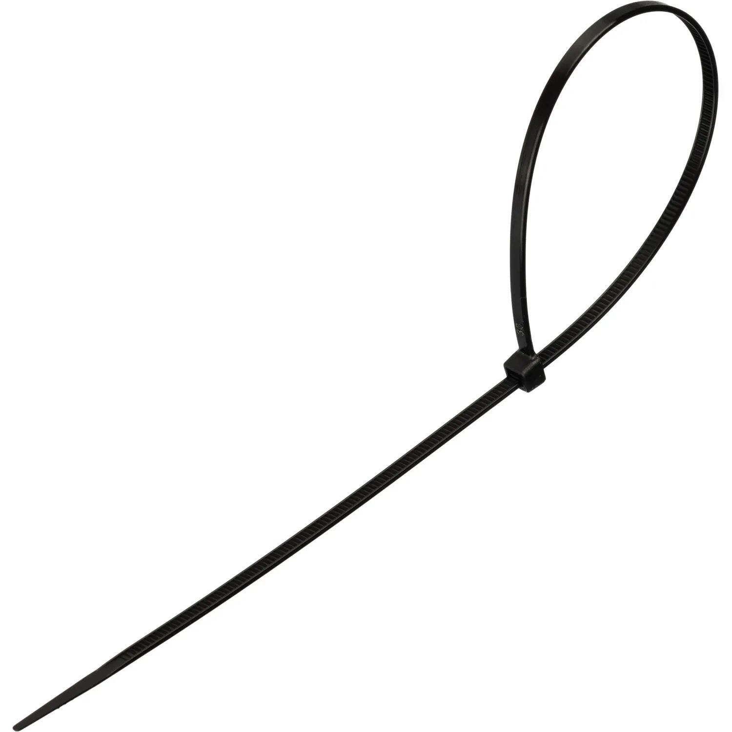 Стяжка (хомут) 300 мм x 3.6 мм, Bigtech BT-CT-300-36-B, нейлон, черн,100 шт/уп
