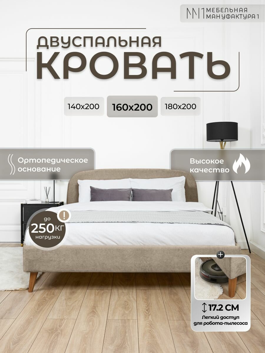 Кровать Майя Двуспальная 160х200
