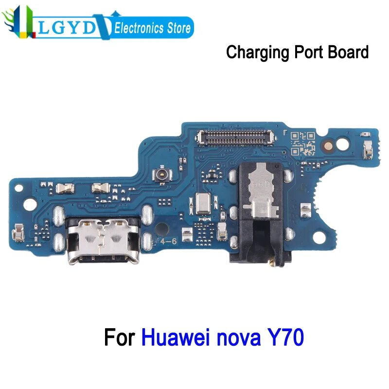 Плата зарядного порта для телефона Huawei Nova Y70, USB плата питания, запасная часть для ремонта