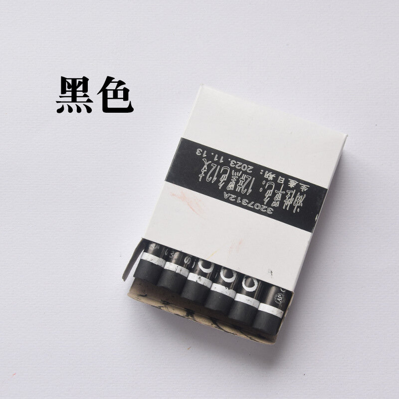 Масляная пастель "Лев", №12, черный, 12шт