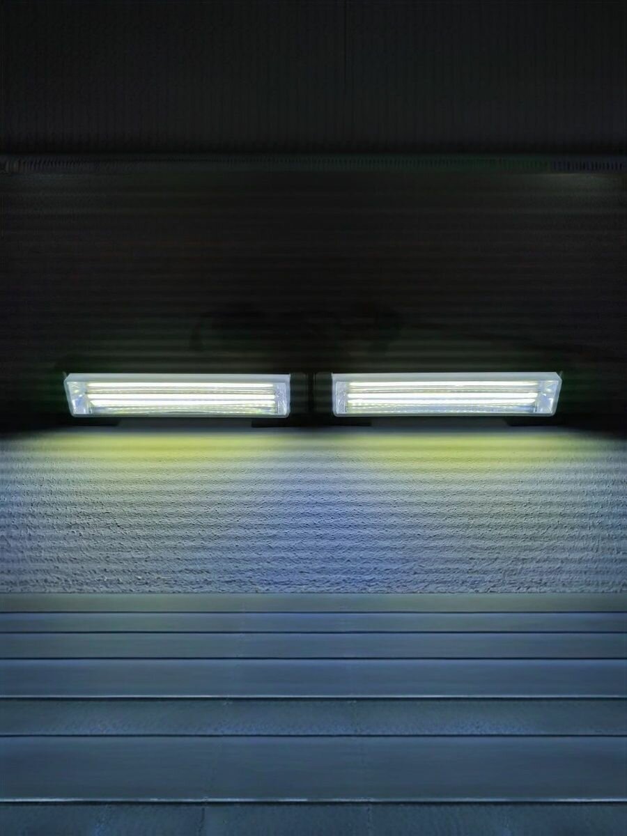 Проблесковая, светодиодная балка, Стробоскоп/мигалка/маячок белый 10 режимов 12v COB-2