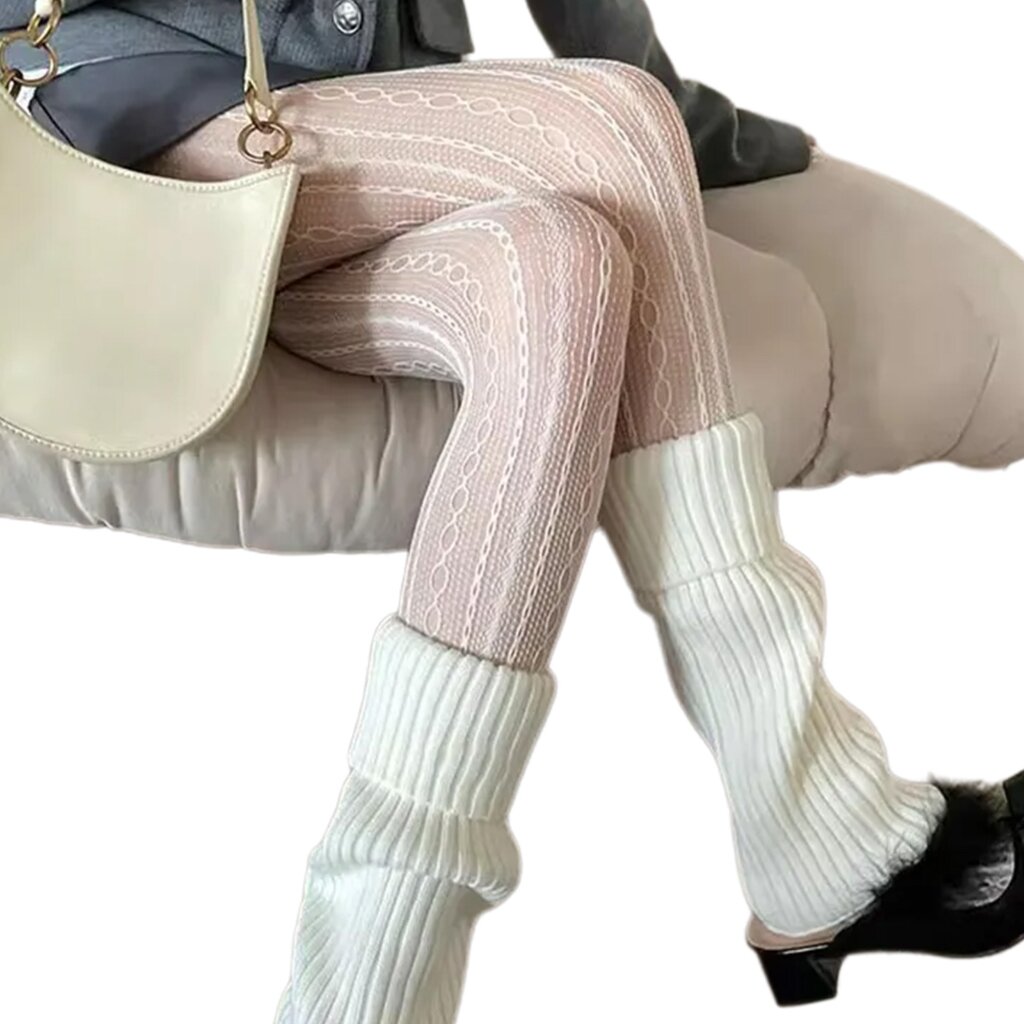 Женщины 90-х годов геометрический узор колготки Ажурные сетки дна колготки чулки