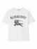 Футболка BURBERRY EKD, размер 140, бежевый/белый