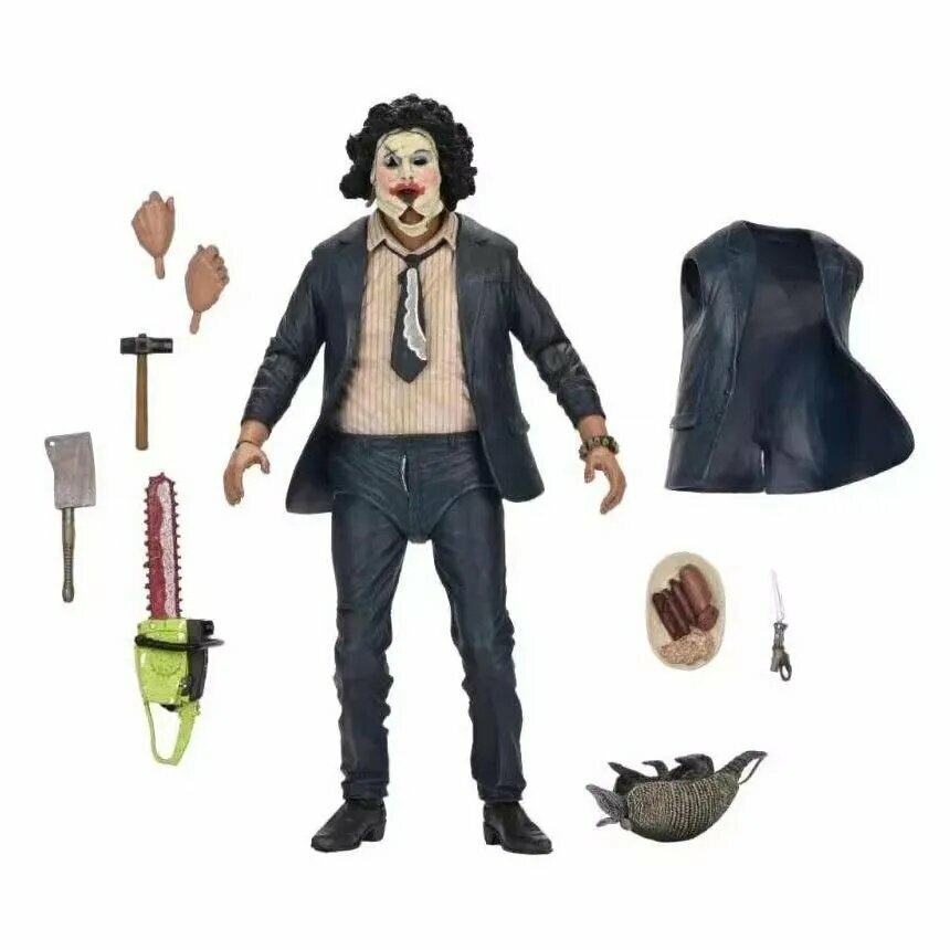 Фигурка NECA41608 Texas Chainsaw Massacre Action Figure Ultimate Pretty Woman Leatherface 50th Anniversary