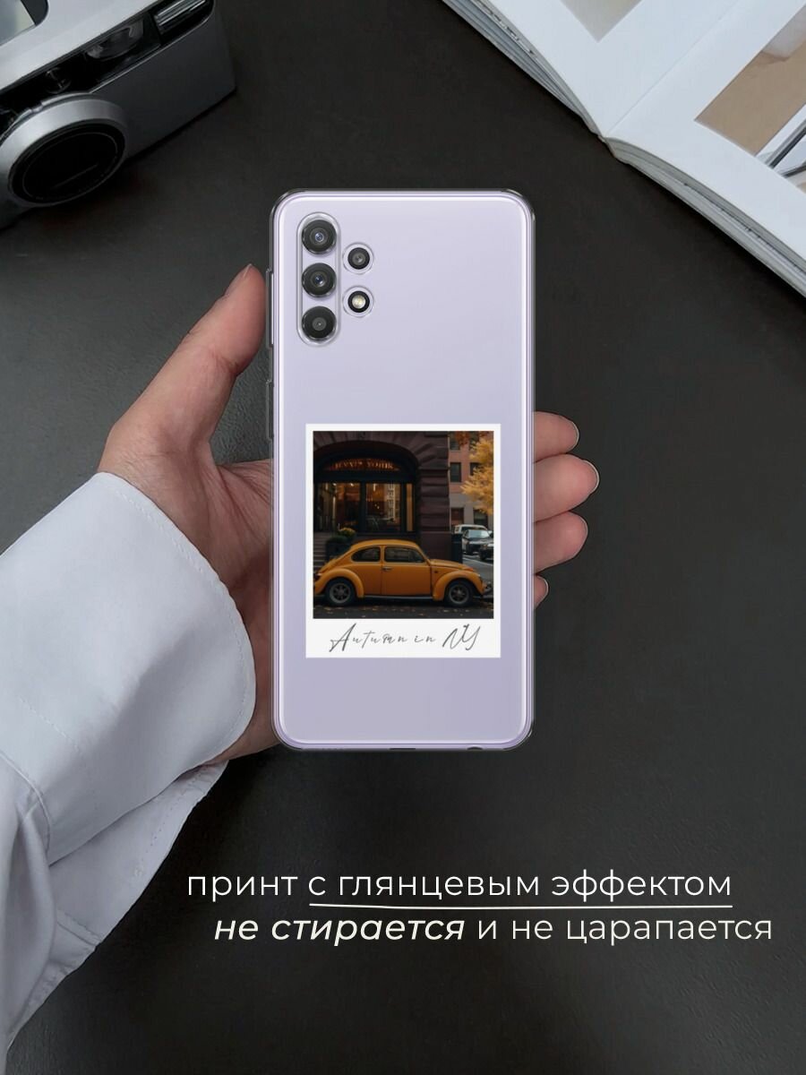 Чехол на Samsung Galaxy A32 / Самсунг Галакси А32 с принтом Осенний палароид — фото 1