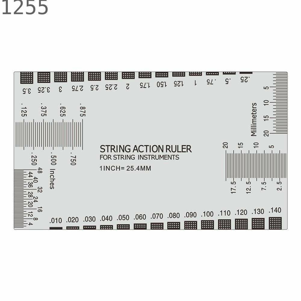 89мм*51мм, Линейка высоты струн гитары из нержавеющей стали,