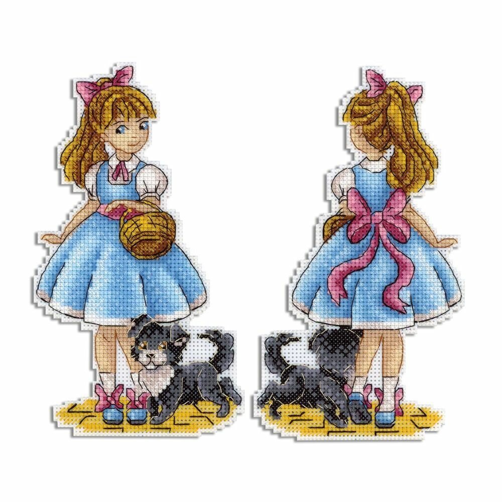 Набор для вышивания крестиком ЖАР-птицА (М. П. Студия) "Элли" 17х10 см, Люди Детские Девочки