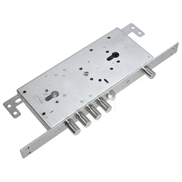 Замок Guardian (Гардиан) врезной двухсистемный ЗВ 75.16 Т с тягами (без защиты с торцевой планкой) /128:7293/ никель