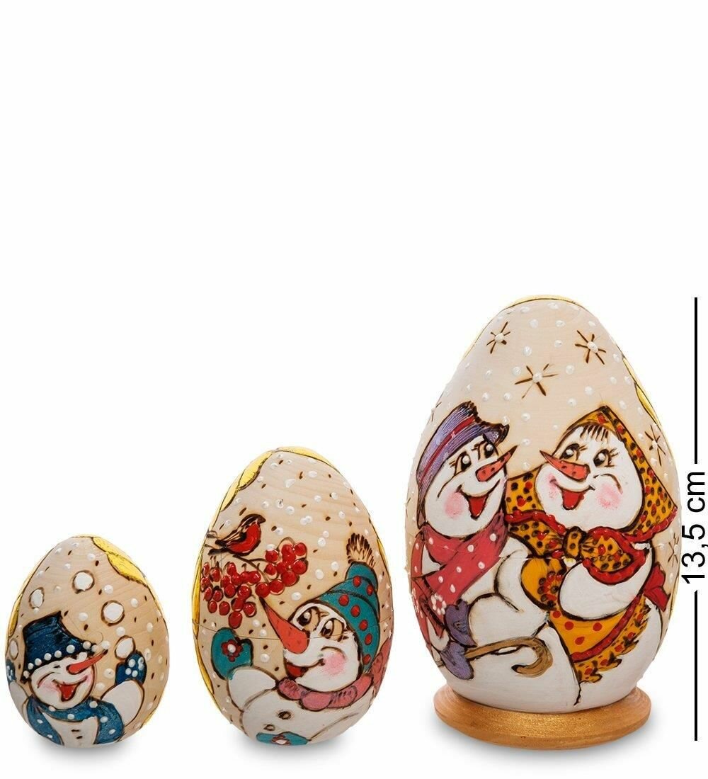Матрешка-Яйцо 3м "Снеговики" A2134182