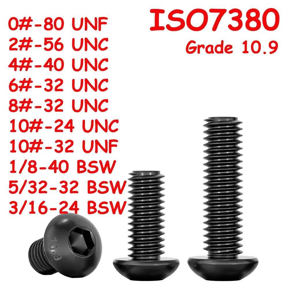 Ицяньюань винты с шестигранной головкой 6-32 UNC (20Pcs), 5I32 (3.96mm)