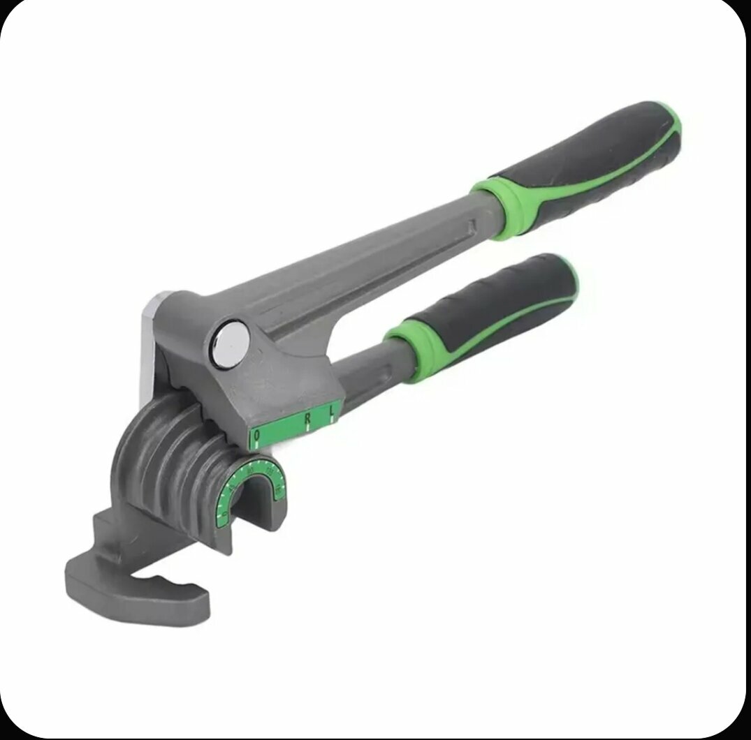 Трубогиб, рычажный, ручной, для ремонта холодильного оборудования, алюминий, 3в1