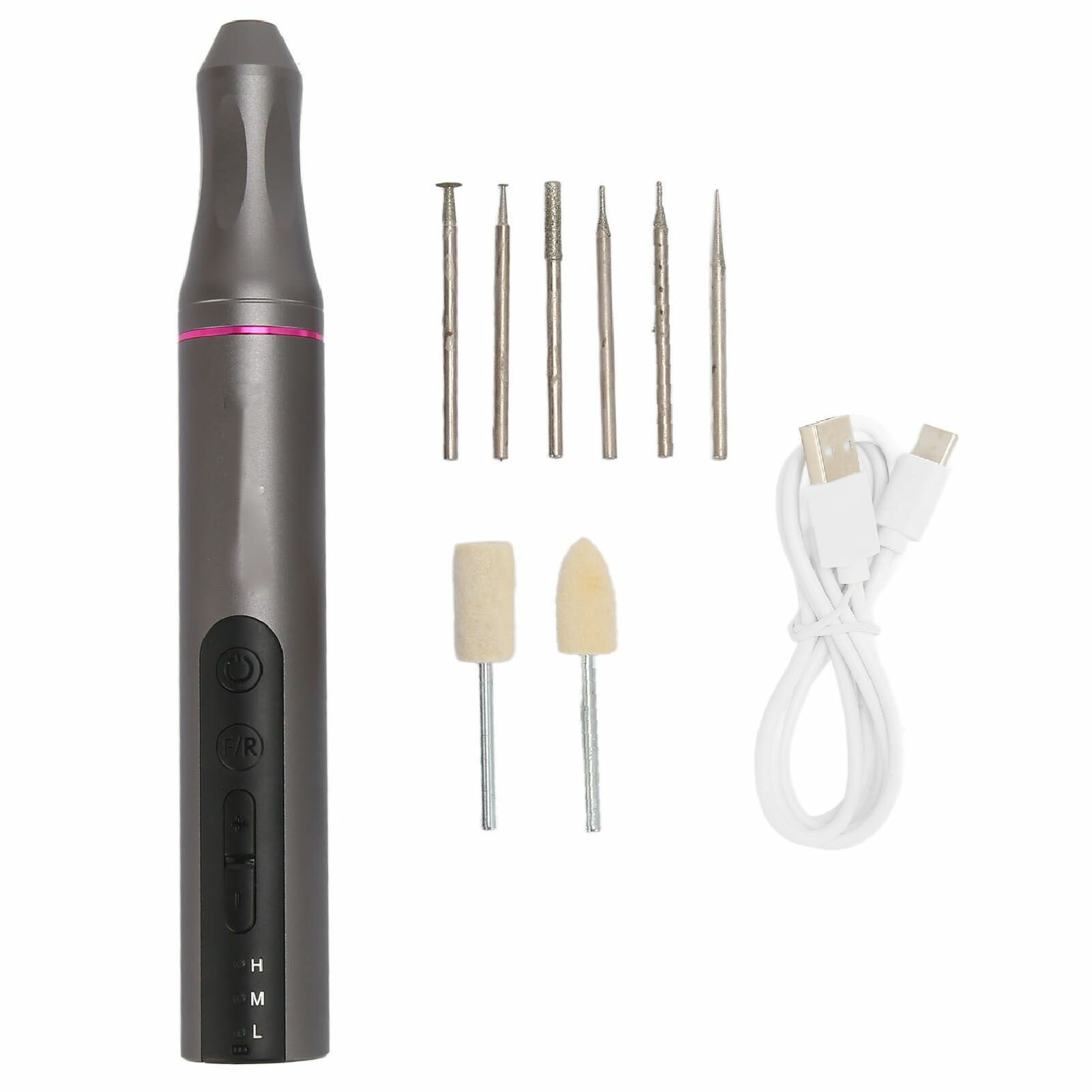 Электрический гравировальный перьковый инструмент USB-зарядка 3 скорости 10000-20000 об/мин