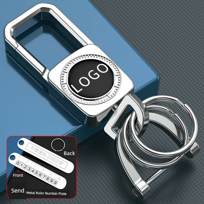 Брелок для ключей автомобиля, высококачественный аксессуар, мужской, деловой, для ношения на поясе, защита от потери,