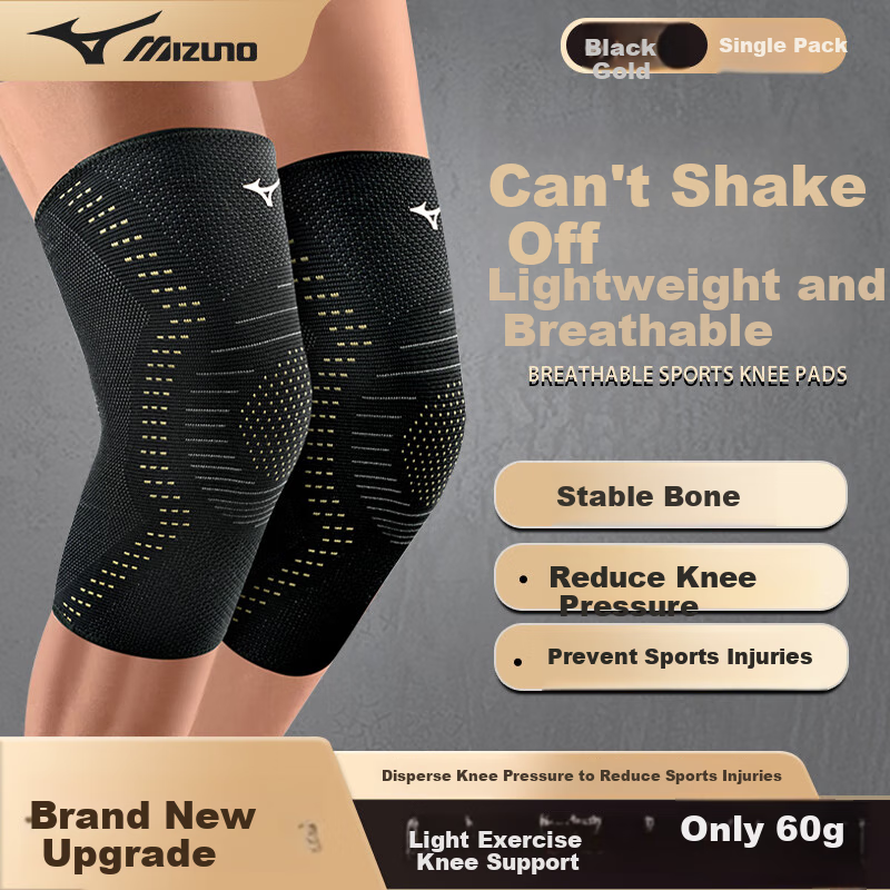MIZUNO Sports Running Knee Brace for Arthritis, Cold Legs, Meniscus Injury, Medical Specialized Basketball Badminton Knee Pads