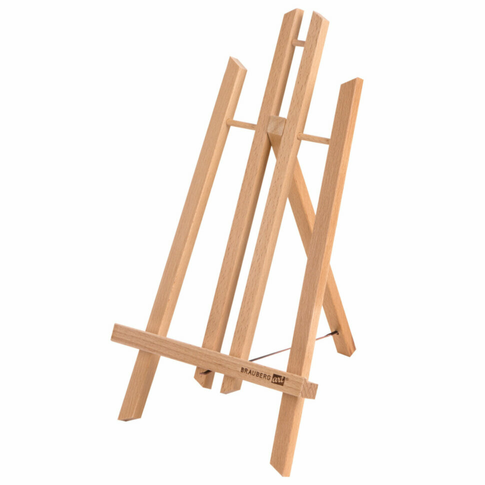 Мольберт настольный из бука 21х26х36 см, высота холста до 40 см, лакированный, BRAUBERG ART CLASSIC, 192254, 192254