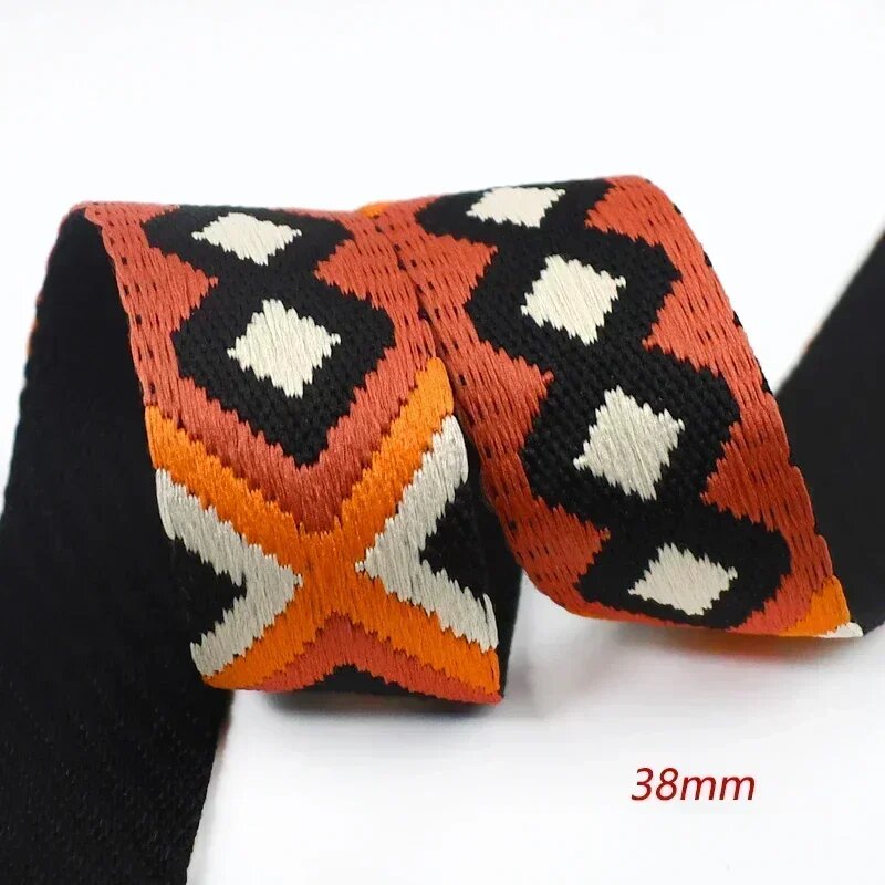 1-5 метров 38/50 мм рюкзак жаккардовая лента толстый пояс лента для одежды обувь лента DIY косой переплет текстильные швейные аксессуары