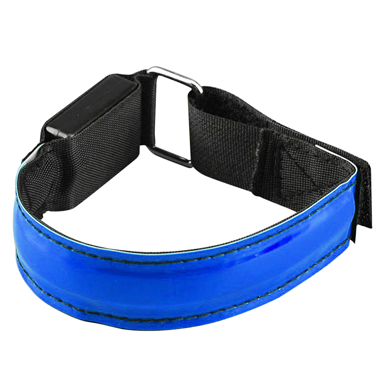 LED Armband USB заряжаемый для бега рукав ночная безопасность экипировка для бега и велосипеда, цвет: синий / зеленый / красный (по желанию), размер: 37 * 2,5 см / 14,6 * 1 дюйм, вес: 34 г / 1,2 унции, батарея: 3,7V 80mAh, материал: нейлон + светодиодное