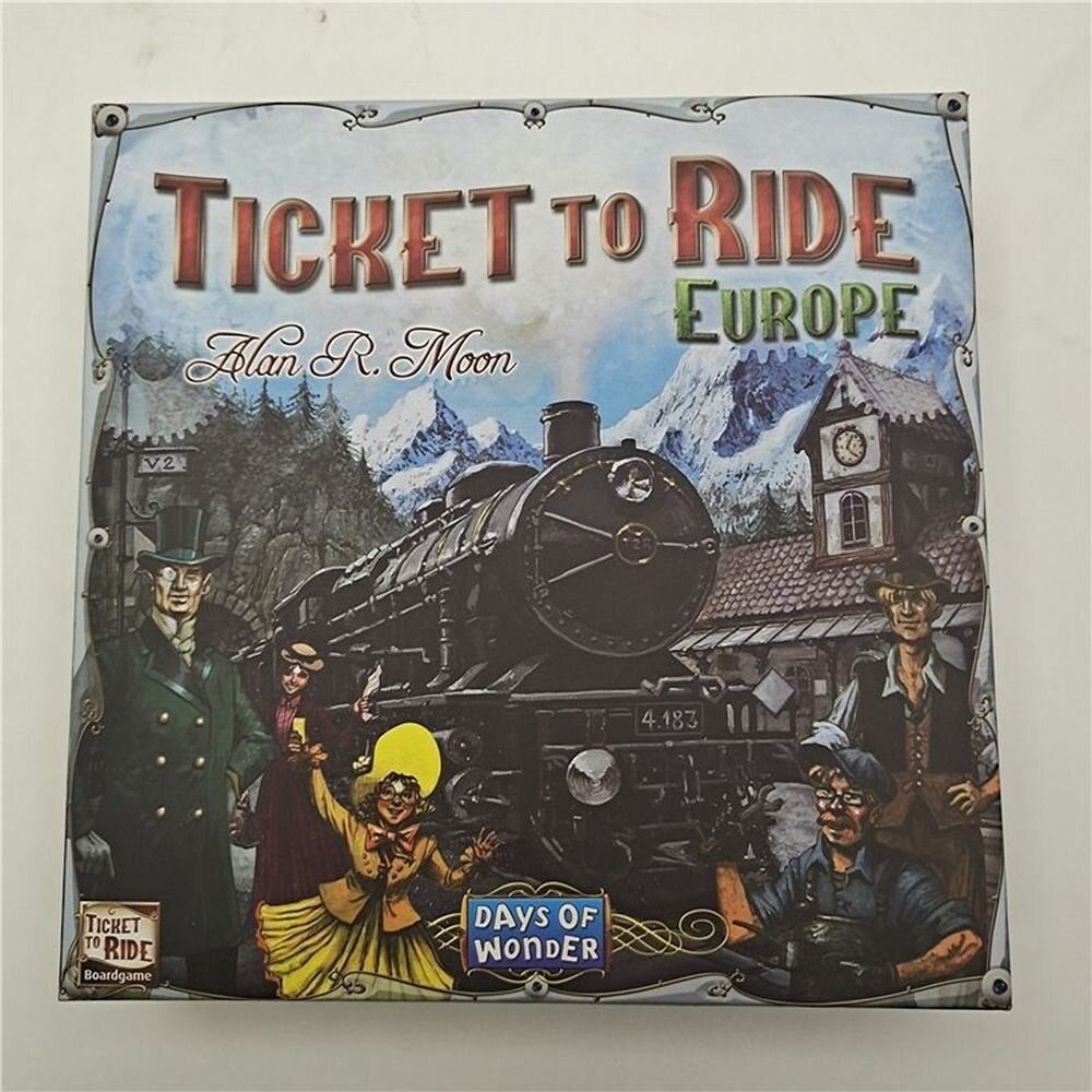 Европейский тур по билетам Английская карточная игра.