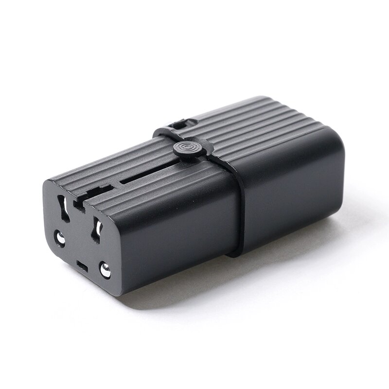 Универсальный портативный зарядный адаптер EVO Global Travel Charger Mini для Apple с USB-разъемом черный