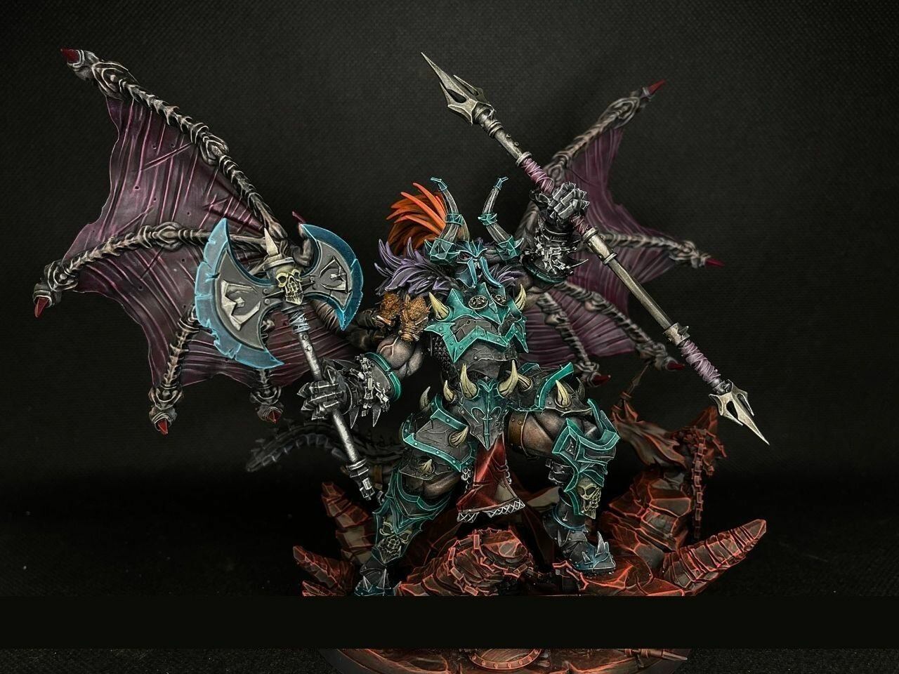 Demonic Prince Thulugar. Демон Принц Тулугар. Warhammer 40.000