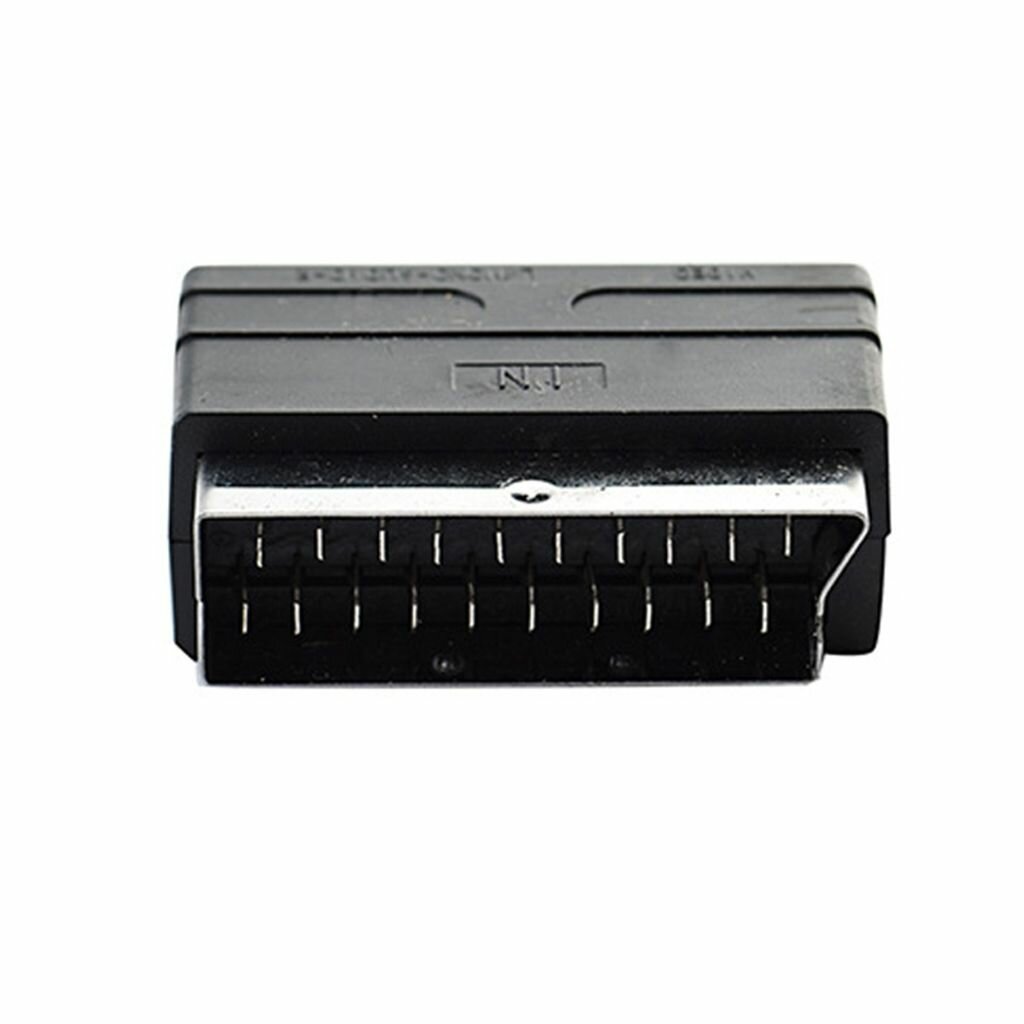 21-контактный европейский штекер SCART для подключения кабеля с разницей в цвете AV-терминал 3RCA женский адаптер