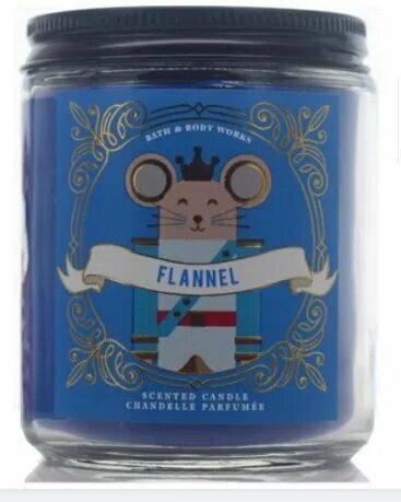 Bath and Body Works Свеча ароматическая "Свежий бергамот; эфирное масло пачули; мягкий мускус", 9 см х 7 см, 1 шт