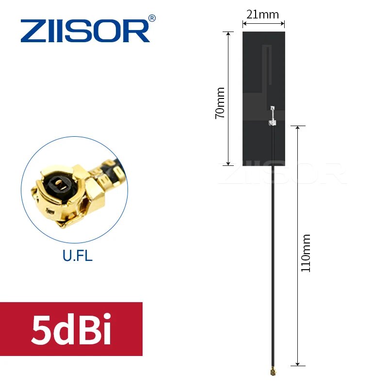 Антенна ZIISOR TX4G-FPC-6859 6dBi для материнской платы TX4G-FPC-7021