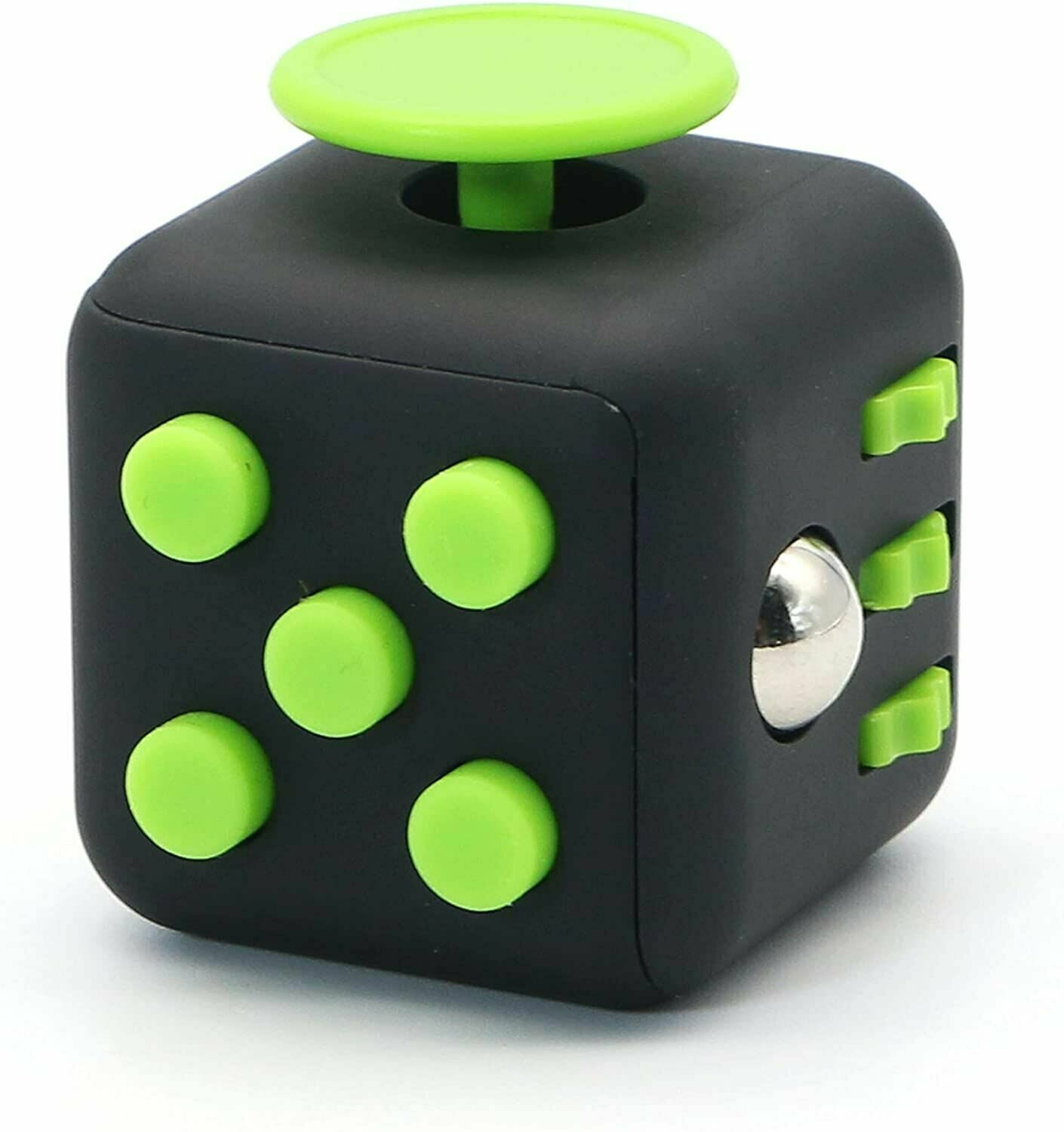 Fidget Cube: Restyle антистресс кубик фиджет куб, обновленный, зелено-черный