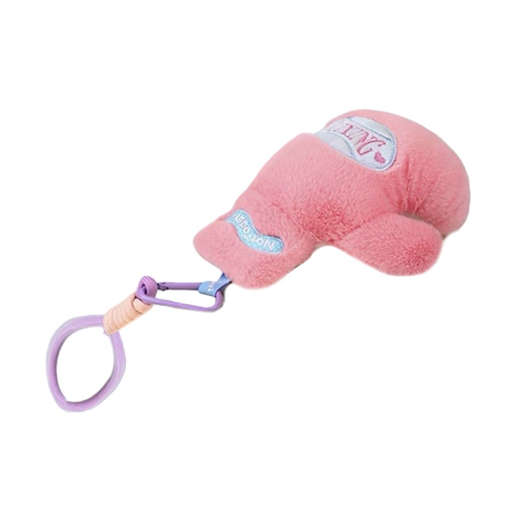 Забавная Интерактивная Боксерская Перчатка Charm Toy Keychain Плюшевая Текстура для Социальных сетей