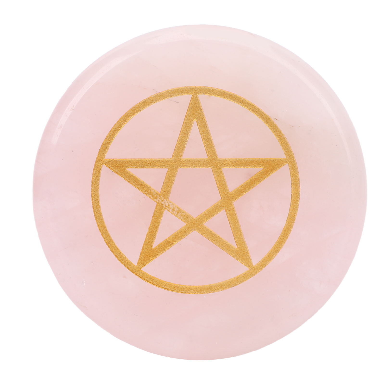 Полированный кристалл, резной драгоценный камень для медитации и йоги, для мужчин и женщин, уникальный подарок, розовый, тип 1.