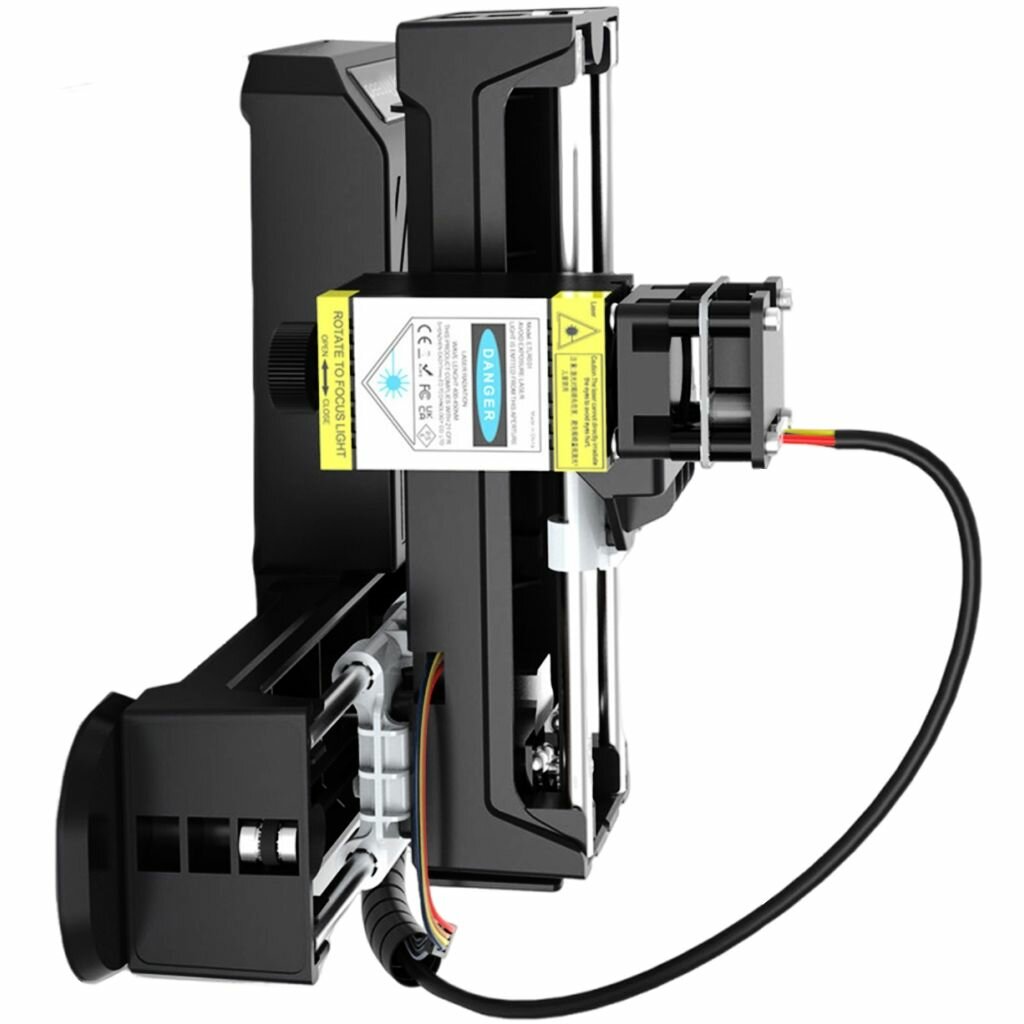 Лазерный гравер 0.5W с поддержкой USB и Bluetooth, Черный - EU