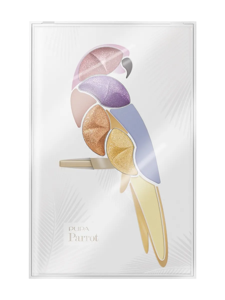 Палетка теней для век Pupa Parrot для макияжа, 001 Samba, 4.8 г
