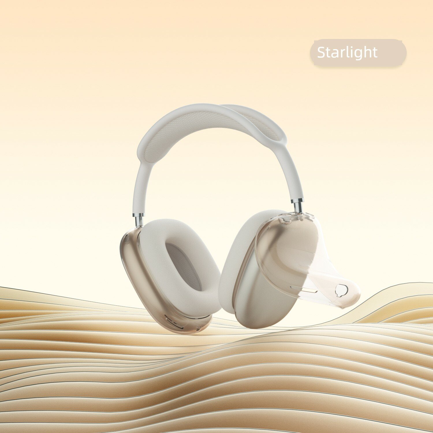 [Материалы Bayer (Германия)] Прозрачный защитный чехол для AirPods Max 2-го поколения, наушников-гарнитур, подходит для