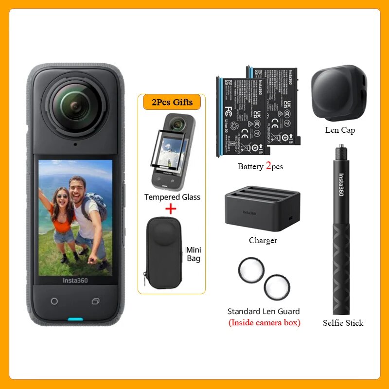 Insta360 X4 8K экшн-камера Bundle 3