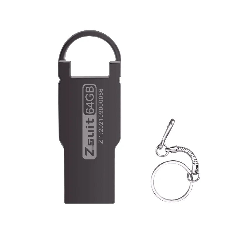 Zsuit USB-флешки 128 ГБ, 64 ГБ, 32 ГБ 4 ГБ, черный